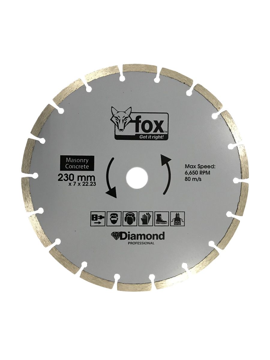 FOX Diamond Wheel Segmented 230mm PRO (30) | Shop Today. Get it ...