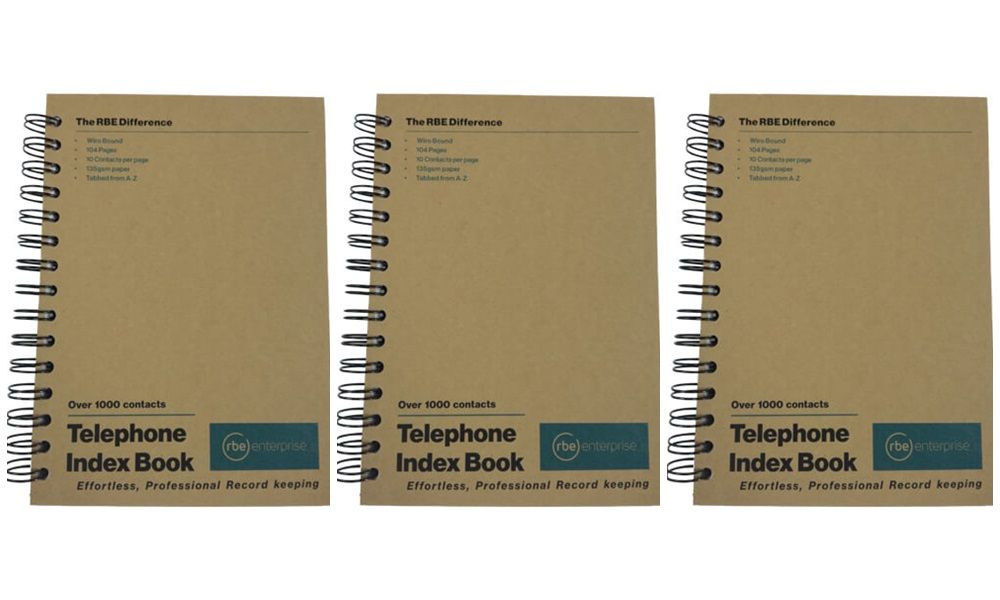 RBE -Telephone Index Book A to Z -3's | Shop Today. Get it Tomorrow ...