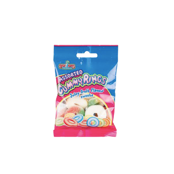 Gordons Sweets- Assorted Gummy Rings 60g x 8 | Shop Today. Get it ...