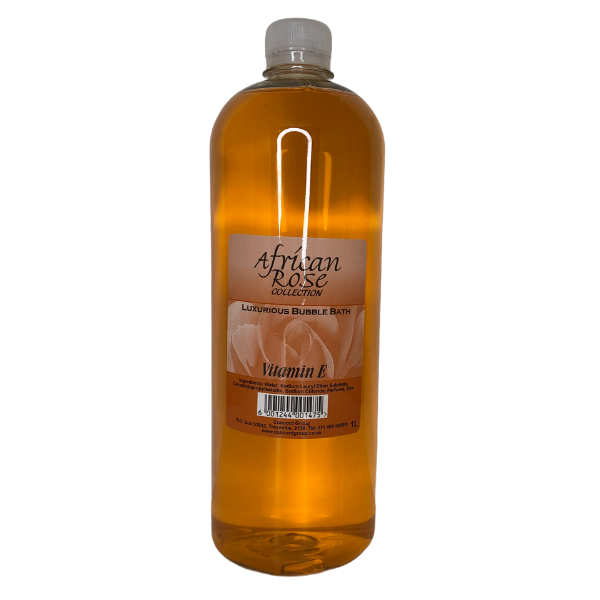 African Rose Collection Luxurious Bubble Bath - Vitamin E - 1 Litre ...