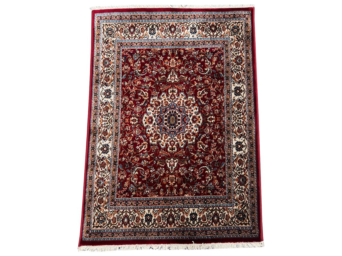 Quality Persian Rugs - Persian Design Red Bedside Carpet - 120 x 80 CM ...