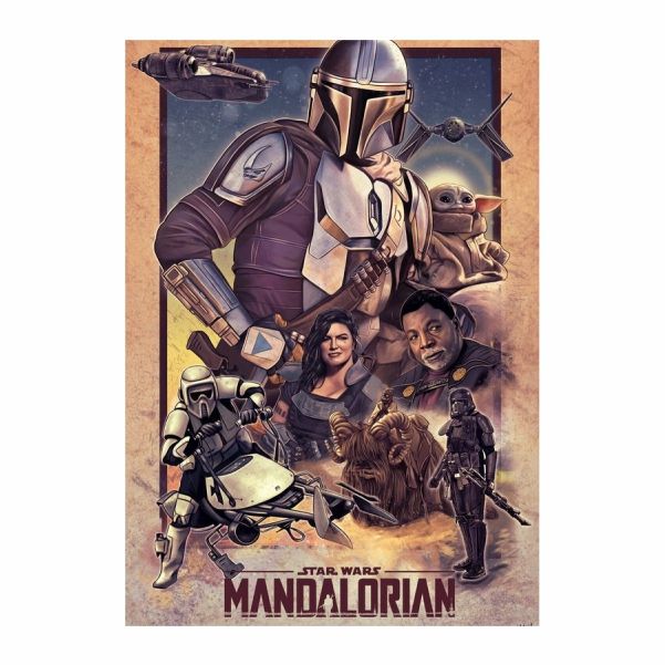 Star Wars Mandalorian Poster - A1 | Shop Today. Get it Tomorrow ...