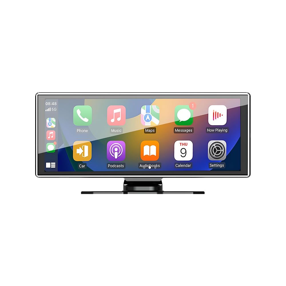 Portable Wireless IPS Touch Screen Car play and Reverse Camera Monitor ...