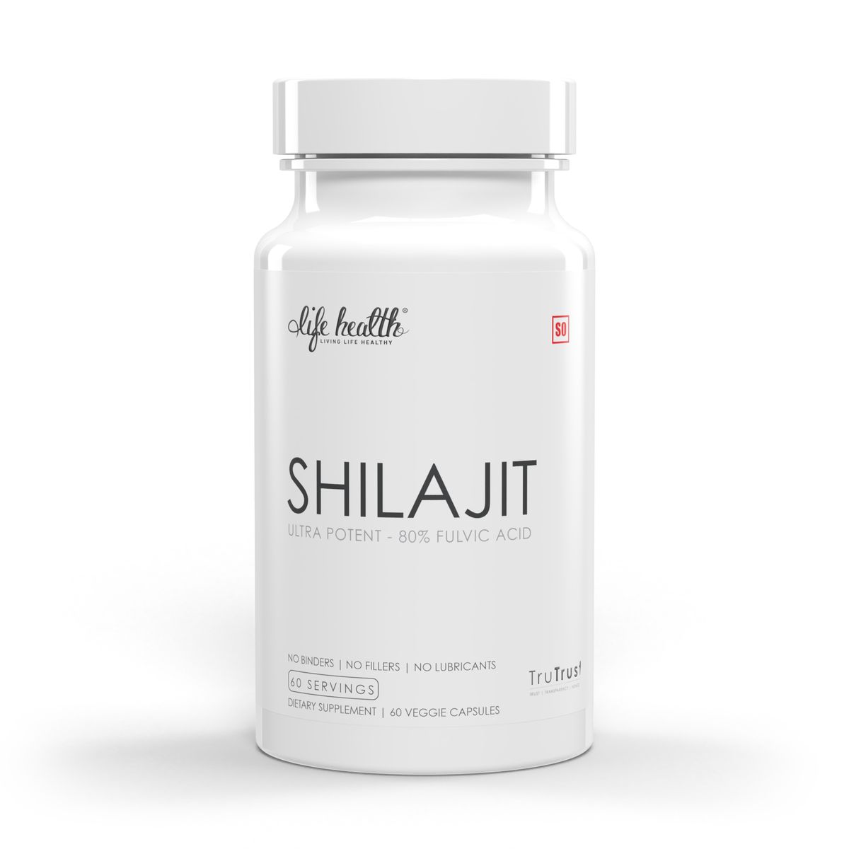 Life Health - Shilajit Ultra Potent - 80% Fulvic Acid (60 Veggie ...