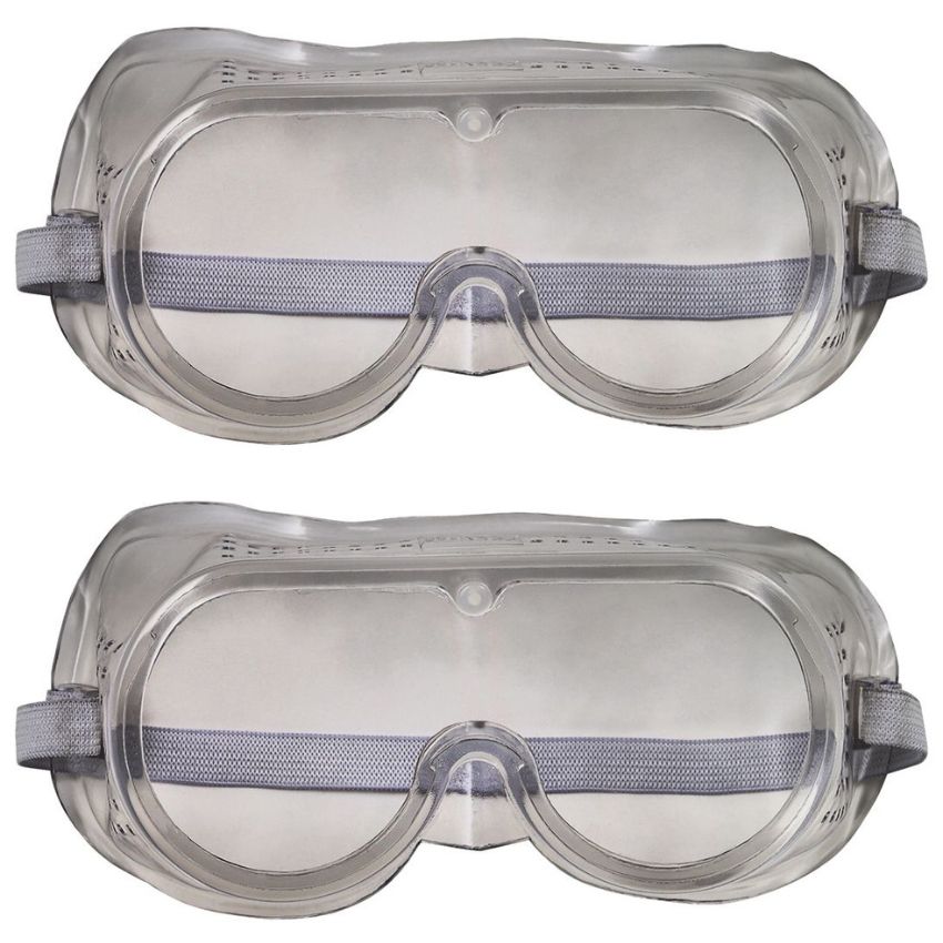 PVC Protective Safety Goggles / Safety Glasses - Pack of 2 | Buy Online ...