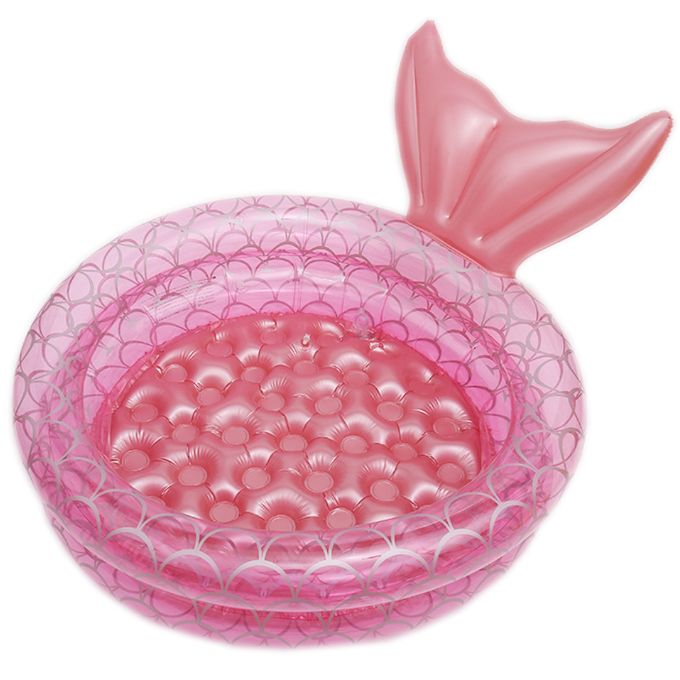 Olive Tree - PVC Thickened Inflatable Mermaid Kids Pool - 90 cm | Shop ...