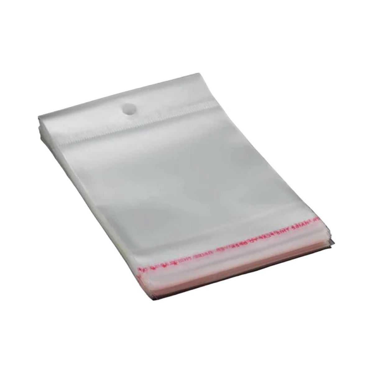 Self Adhesive Clear Plastic Poly Bags with Hang Hole 200 units | Shop ...