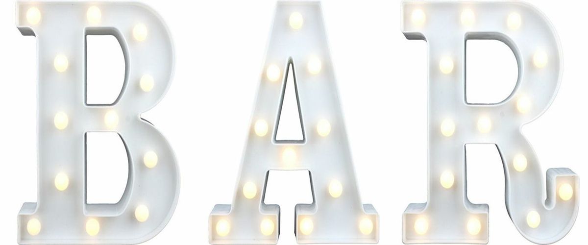 LED Letter Lights - BAR | Shop Today. Get it Tomorrow! | takealot.com