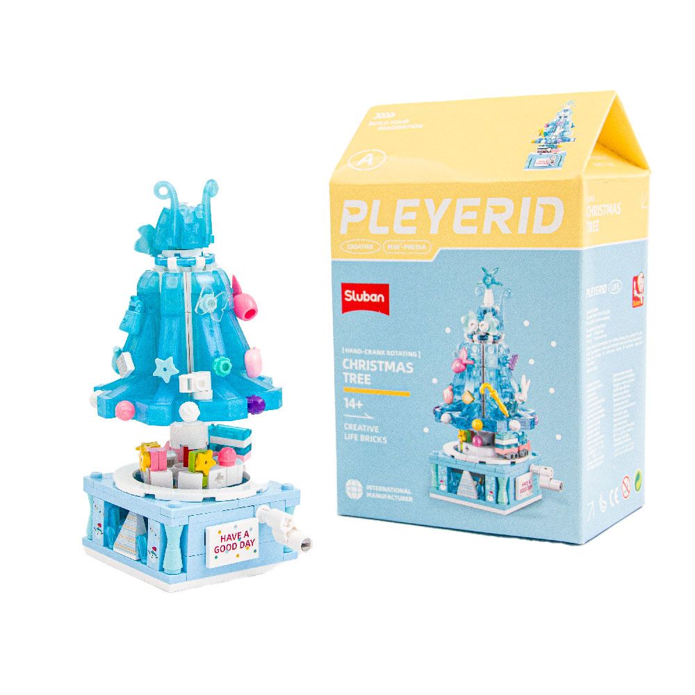 Sluban Building Set: Pleyerid - Rotating Christmas Tree - Blue | Shop ... Sluban Building Set: Pleyerid - Rotating Christmas Tree - Blue | Shop ...