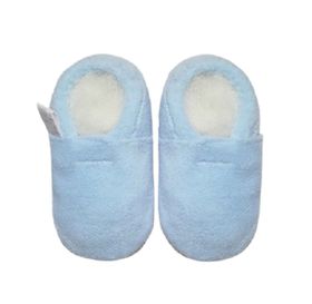 Pitta-Patta Soft Fleece Baby Slipper - Light Blue | Shop Today. Get it ...
