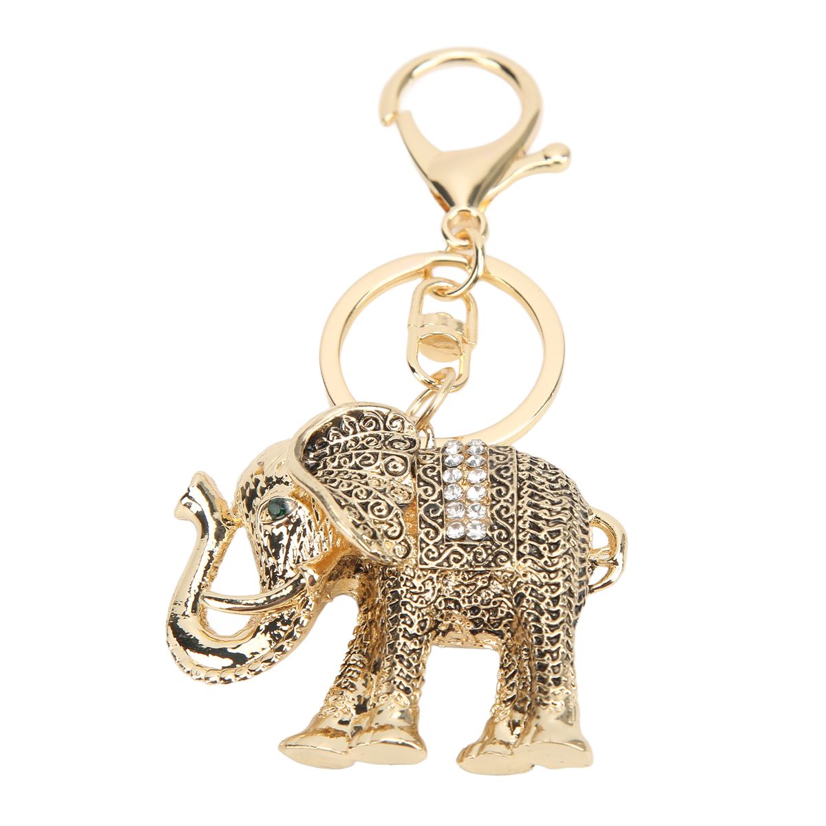 Gold Elephant Keychain Retro Cute Gift for Birthday | Shop Today. Get ...