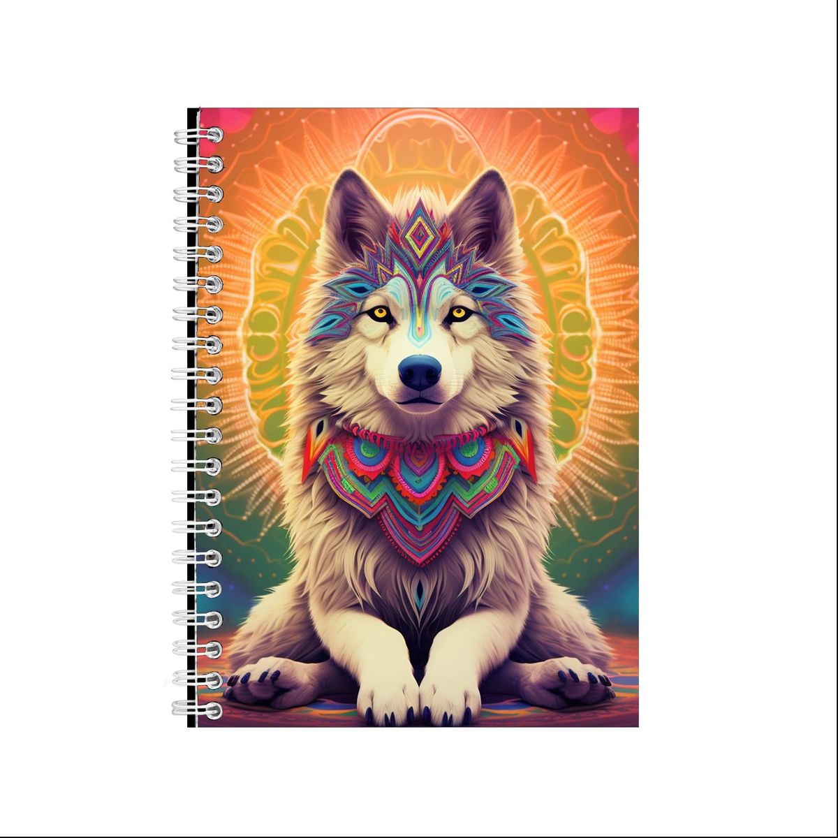Psychedelic Siberian Husky 1 A5 Notepad Gift Idea | Shop Today. Get it ...