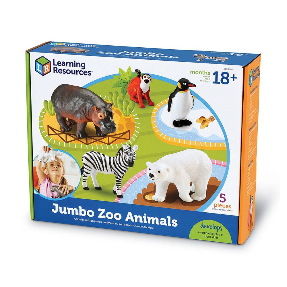 Learning Resources Jumbo Zoo Animals | Shop Today. Get it Tomorrow ...