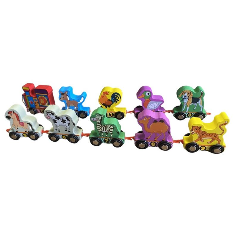 Educational Wooden Animal Train Set F47-88-1 | Shop Today. Get it ...