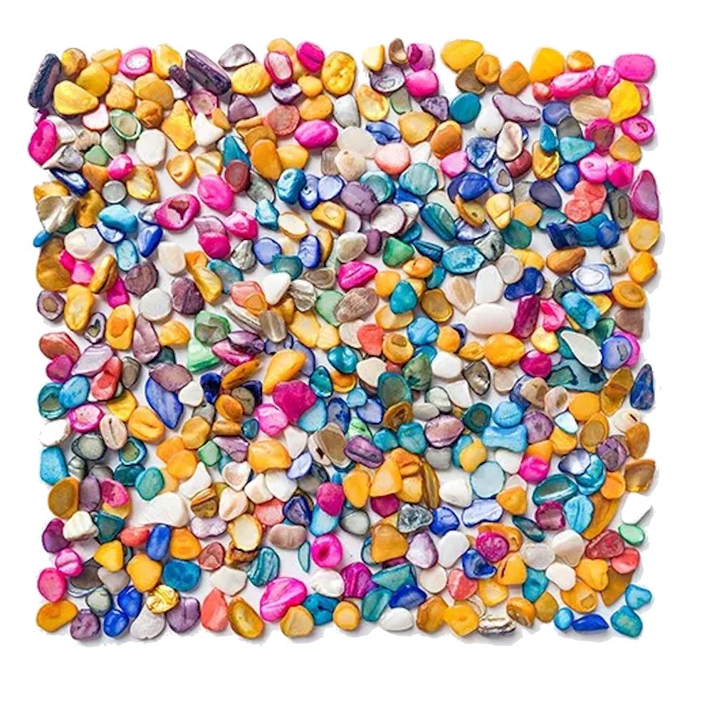Craft Supplies Sea Shell Mosaic Tile Natural Irregular Shape 300g ...