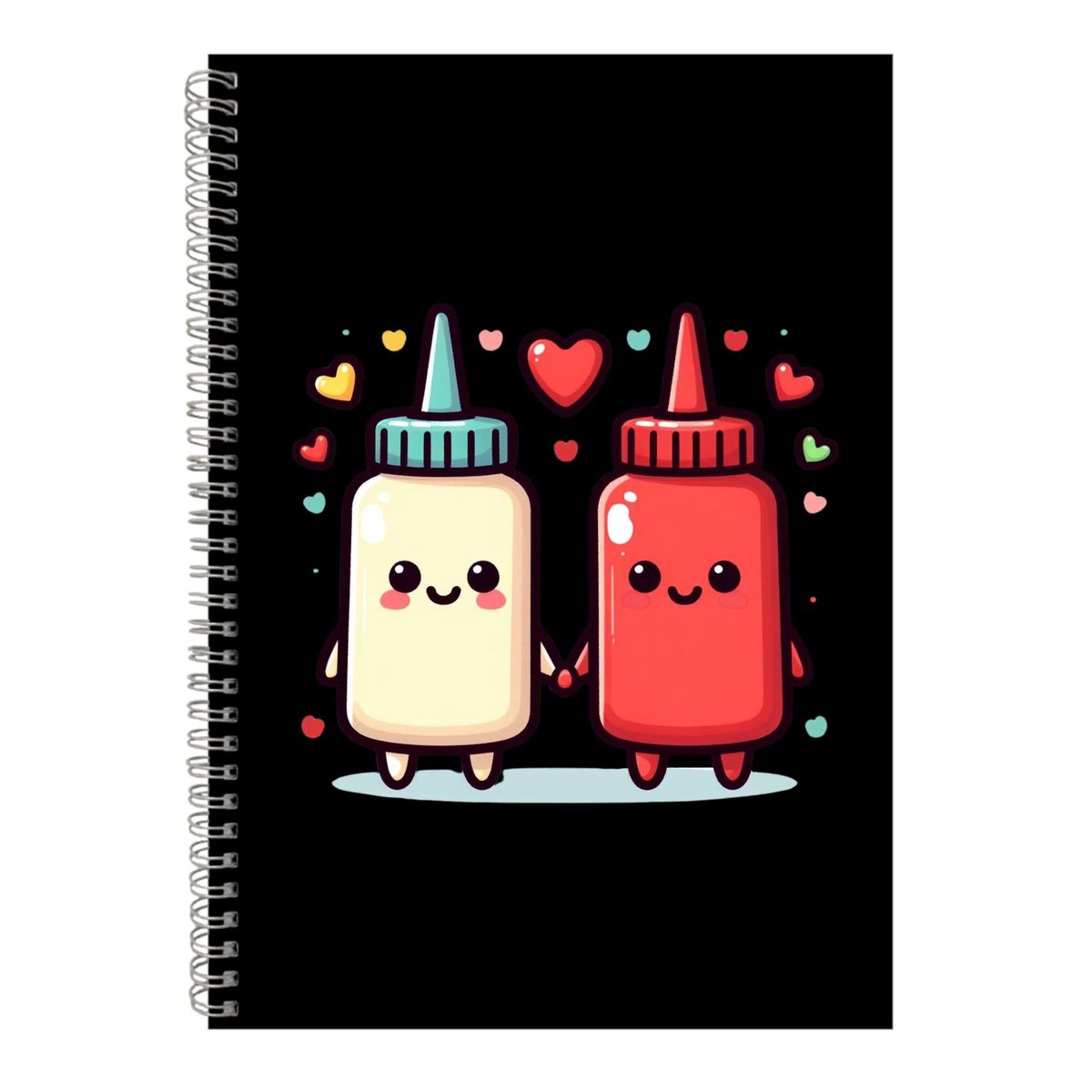 Tomato A4 Notebook Spiral Lined Matching Couples Graphic Notepad ...