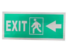 Aluminium Sign (20cm x 9cm) - Exit | Shop Today. Get it Tomorrow ...