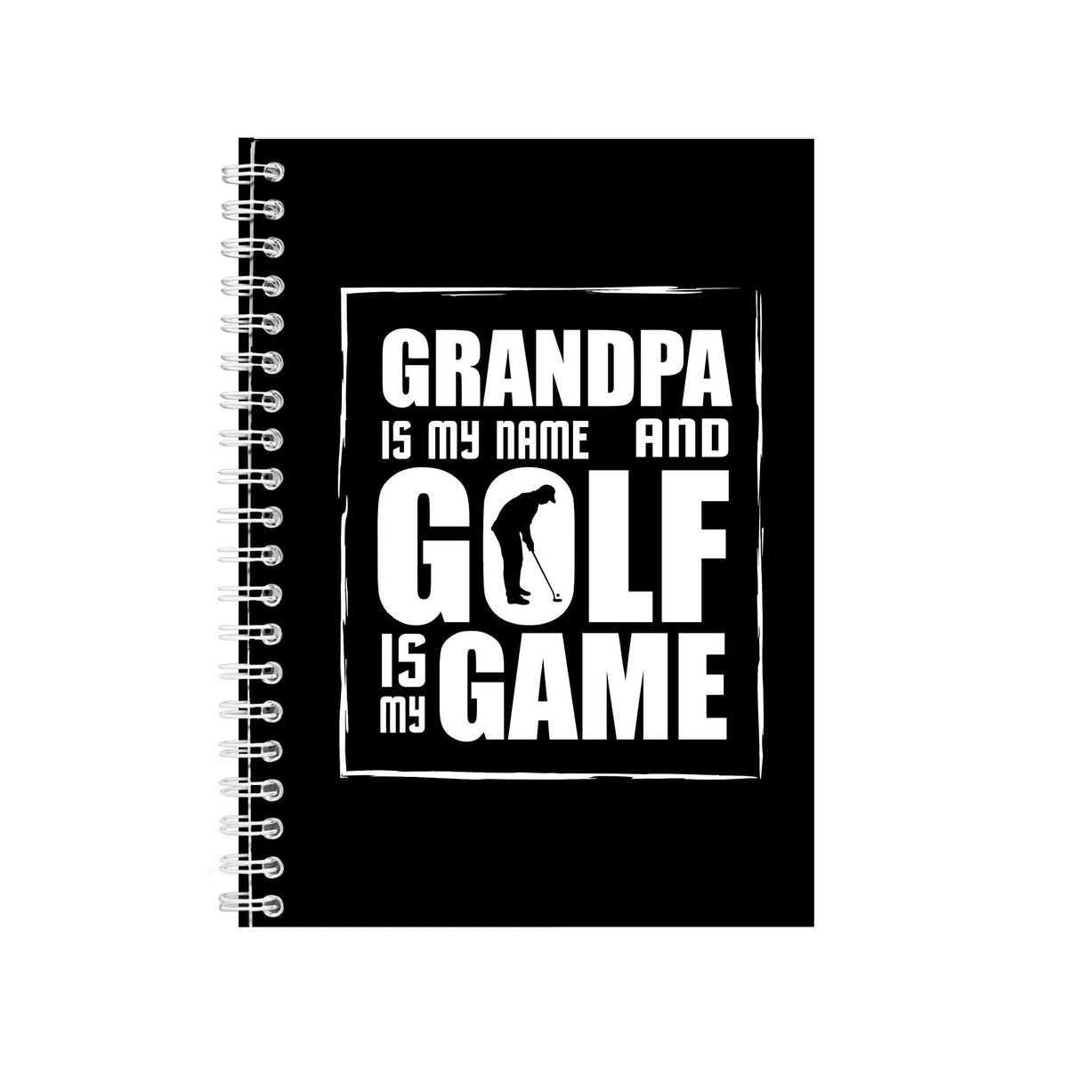 Golf Grandpa Notebook Golfer Gift Idea Writing Book Notepad Pad 35 ...