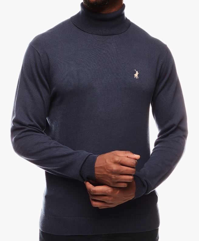Polo - Mens Long Sleeve Polo Neck/Roll Neck | Shop Today. Get it ...
