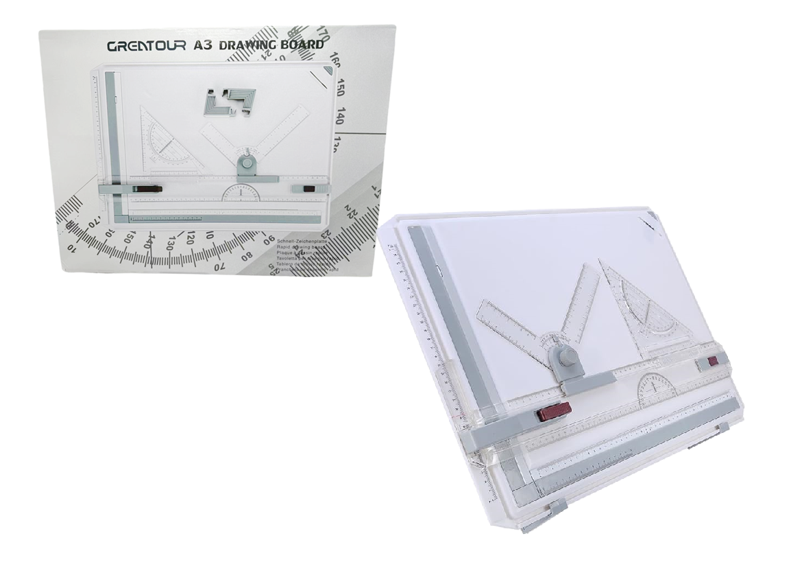 GREATOUR A3 Draughtsman Technical Drawing Board with Strong Paper ...