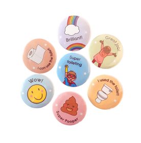 Potty Training Reward Pin Badges 32mm 24pc | Shop Today. Get it ...