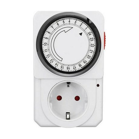 Timers - 24 Hour Daily Programmable Analogue Electric Timer Plug ...