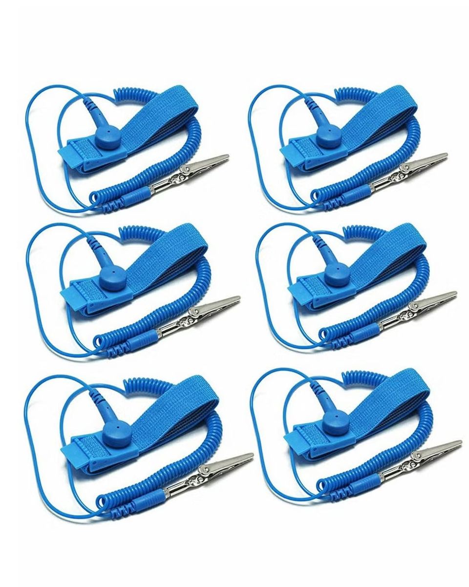 Static Ring, Antistatic Wrist Strap Adjustable Esd Wrist Band Fits-6 ...