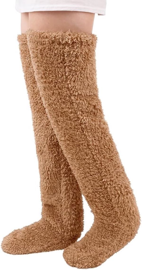 Iconix Fluffy Thigh High Leg Warmer Socks | Shop Today. Get it Tomorrow ...
