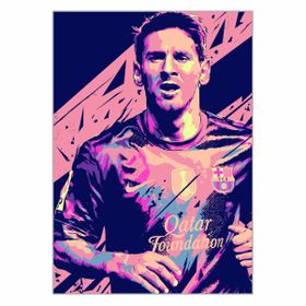 Lionel Messi Purple Poster - A1 | Shop Today. Get it Tomorrow ...