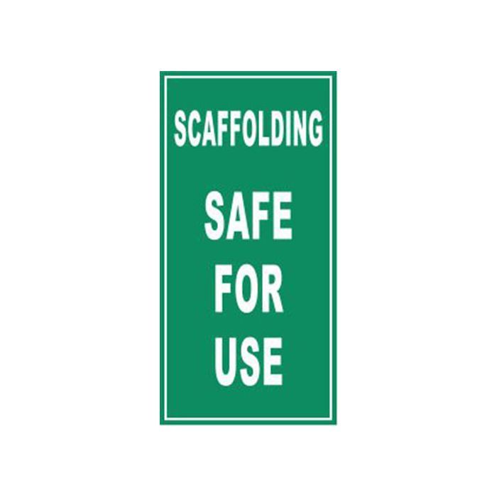 Scaffolding Safe For Use Sign 150 x 300mm | Shop Today. Get it Tomorrow ...