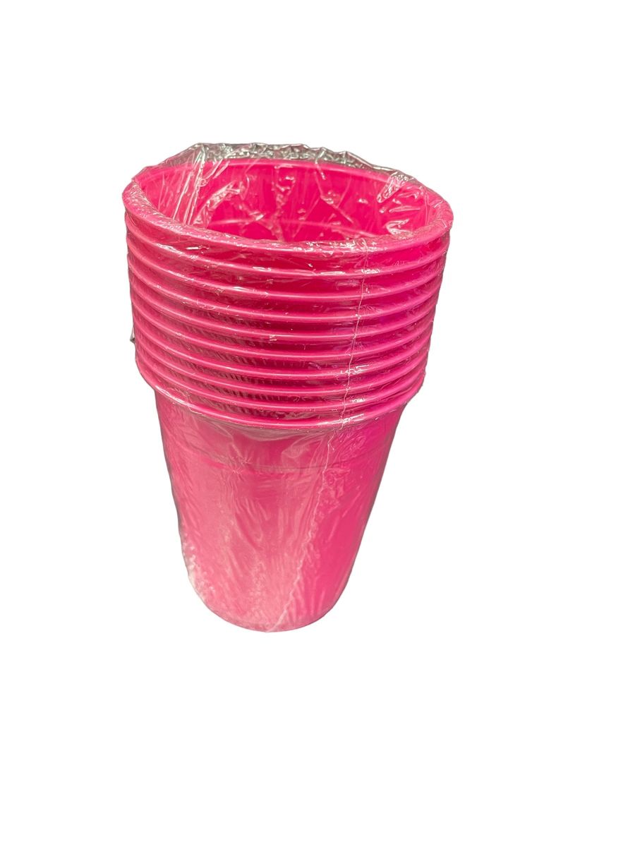 Reusable Pink Plastic Cups (10) | Shop Today. Get it Tomorrow ...