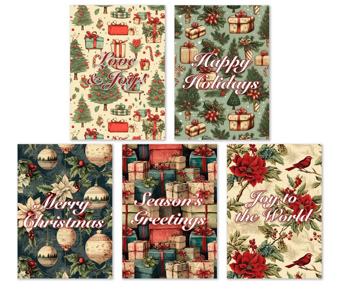 Christmas Cards: Season's Variety (5 Pack) | Shop Today. Get it ...