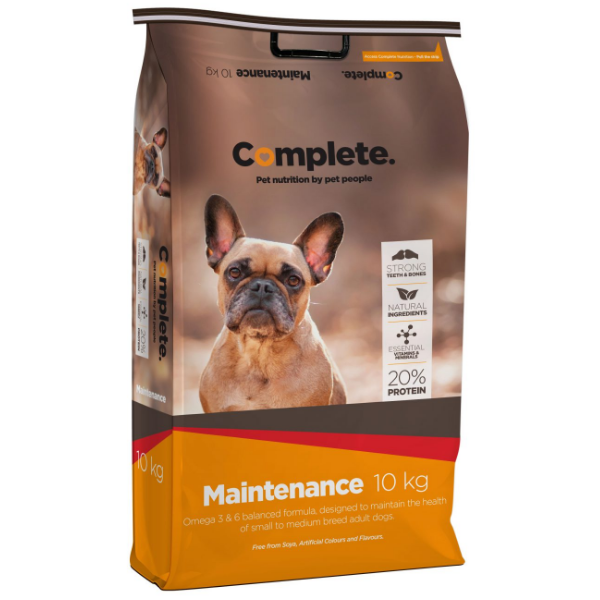 Complete Maintenance Dog Food Adult Small to Medium Breed (10kg) | Shop ...