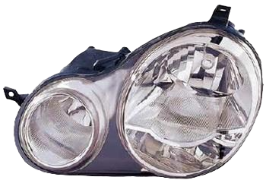 Electric Headlamp Compatible with Volkswagen Polo 2002-2004 - Passenger ...