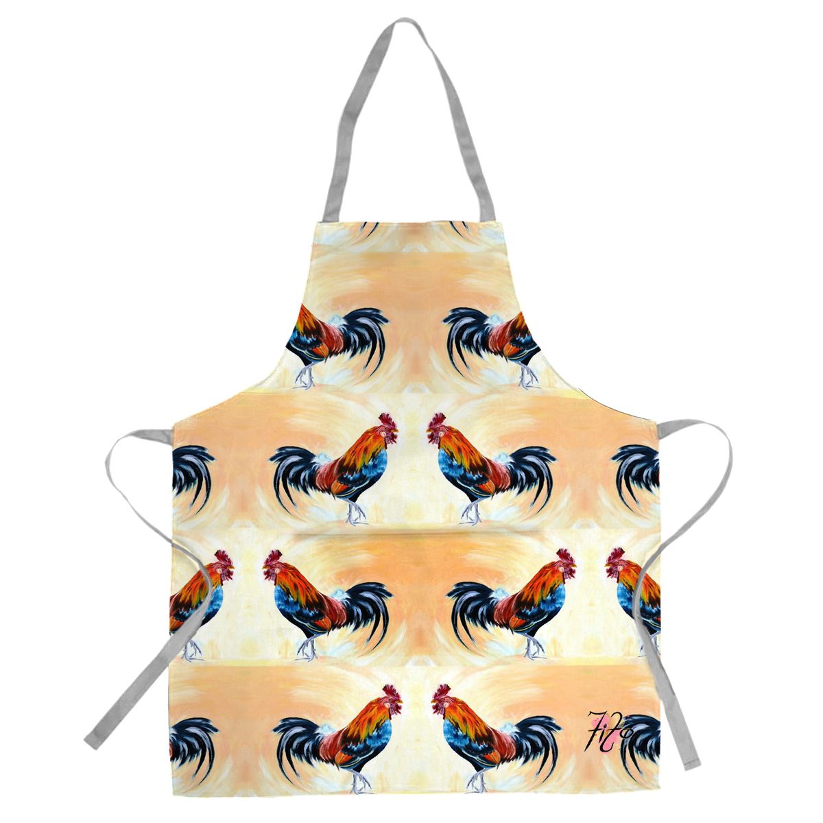 What A Hottie Rooster Pattern by Fifo Medium Length Apron | Shop Today ...