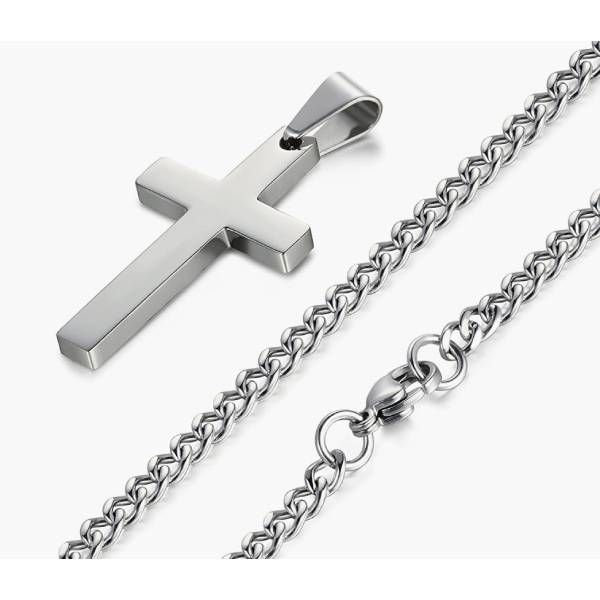 Plain Simple Pendant Cross Necklace Chain Jewelry | Shop Today. Get it Tomorrow! | takealot.com