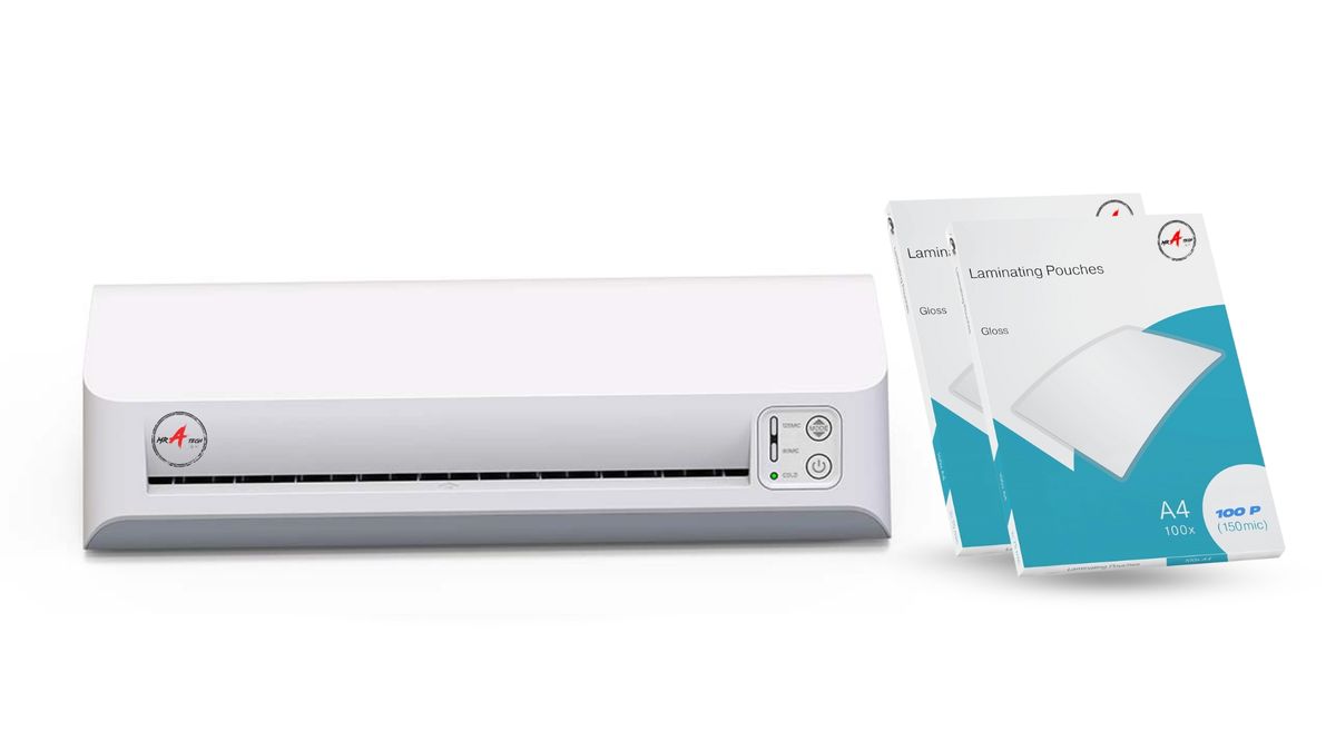 Quick start high speed A4 Laminator + Laminating Pouch 100 Pack X 2 ...