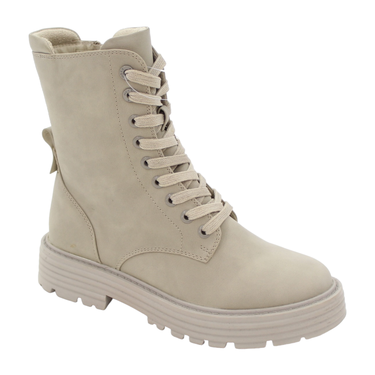 Lamara Paris Mexx Nubuck PU Lace Up Boot Beige | Shop Today. Get it ...