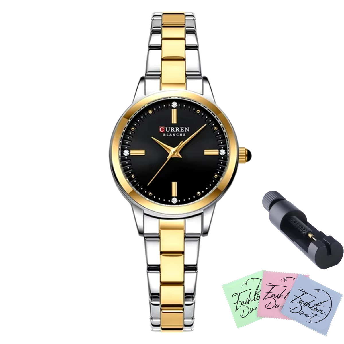 Curren - Women Luxury Analogue Stainless Steel Leisure Watch - Black ...