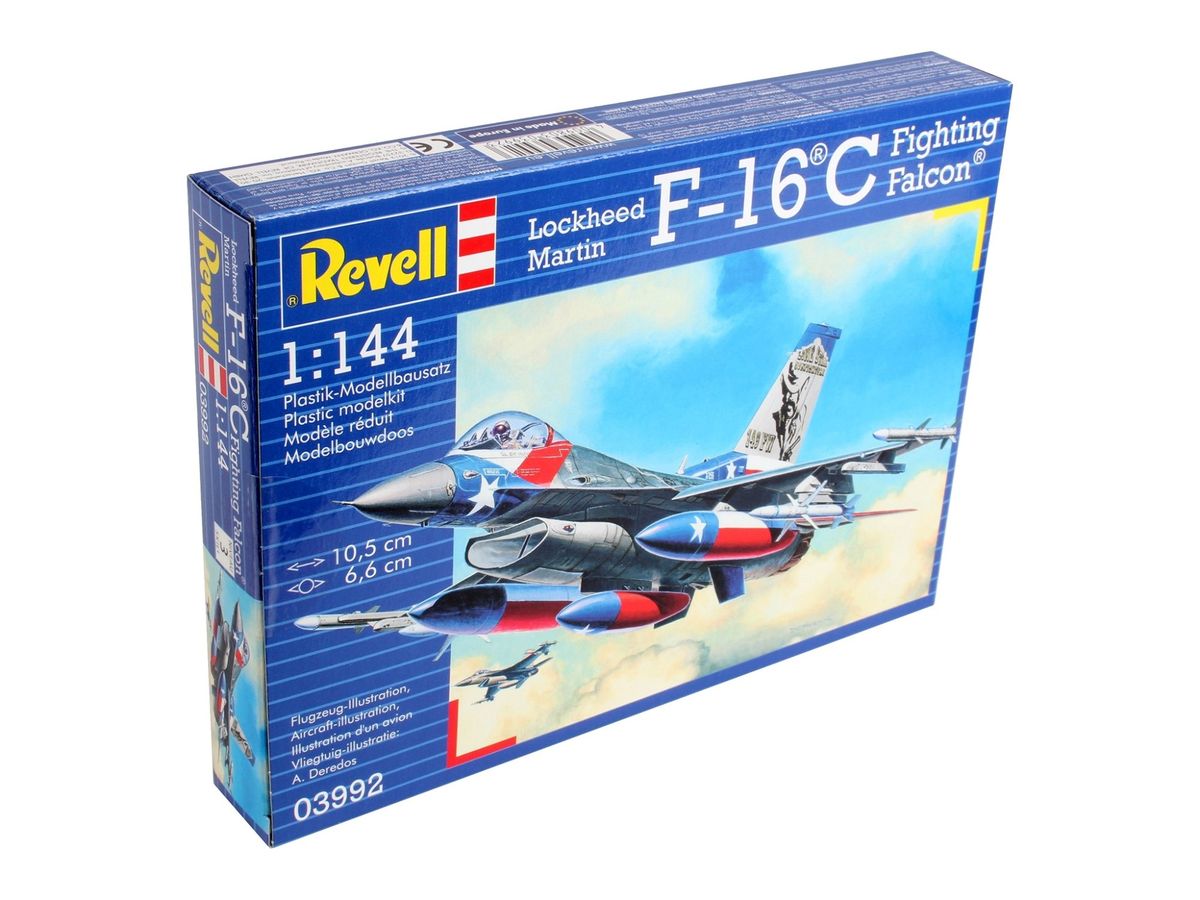 Revell 1/144 Lockheed Martin F-16C Fighting Falcon Plane Plastic Model ...