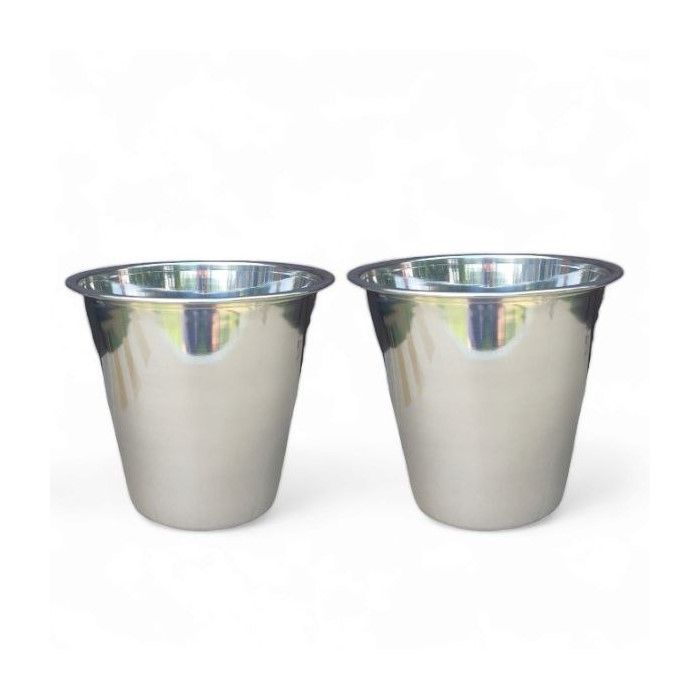 Set 4lt Stainless Steel Fishing Buckets | Shop Today. Get it Tomorrow ...