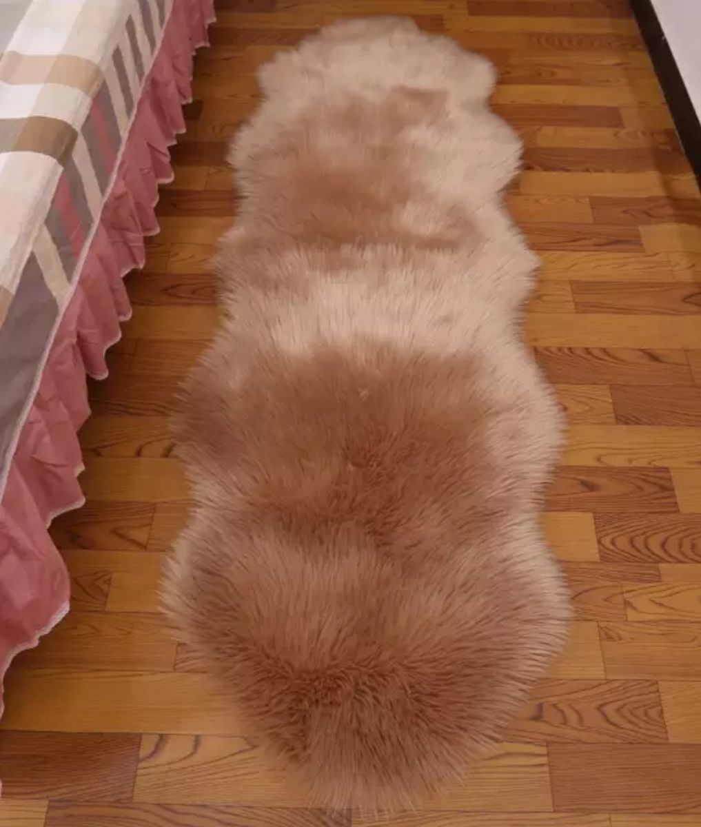 Fluffy Rug Carpet - Gold | Shop Today. Get it Tomorrow! | takealot.com