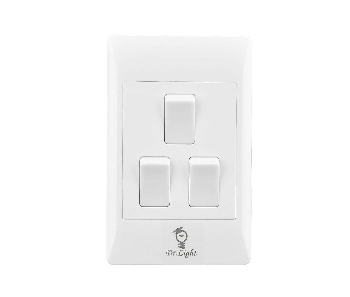 DrLight White Trible Lever Wall Switch -16A 250V | Shop Today. Get it ...