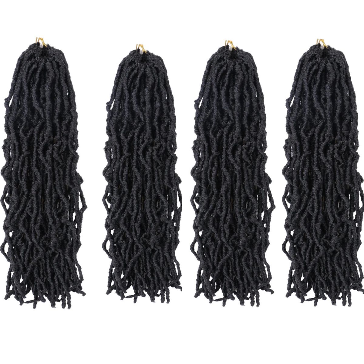Nu Locs - Soft Faux Locs - 18 Inch - 4 Pack - #2 - Crochet hair | Shop ...