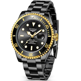 ZUNPAI Men's Luxury Waterproof Sports Stainless Steel Wristwatch | Shop ...