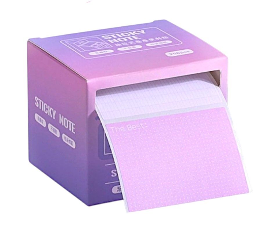 Coloured Pull & Roll Sticky Notes - Purple | Shop Today. Get it ...
