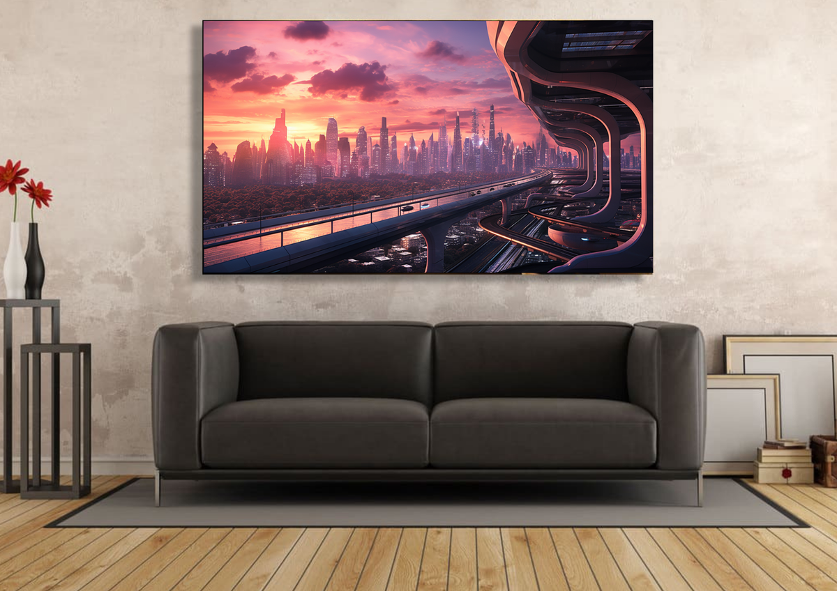 Canvas Wall Art -Elevated Commute Abstract - HC1127 | Shop Today. Get ...