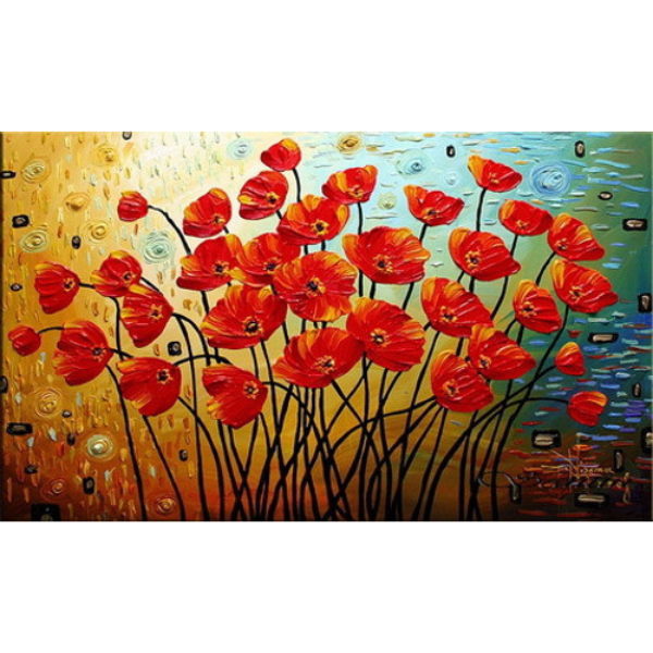 Diamond Painting - Poppy Abstract Background - Round | Shop Today. Get ...