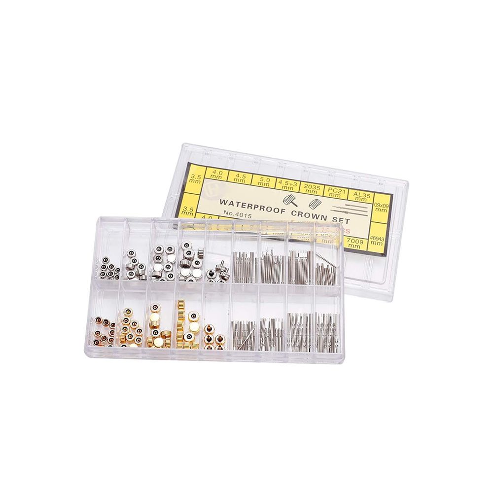 Watch Repair Accessories Kit Stainless Steel Spring Bars Watch Crowns ...