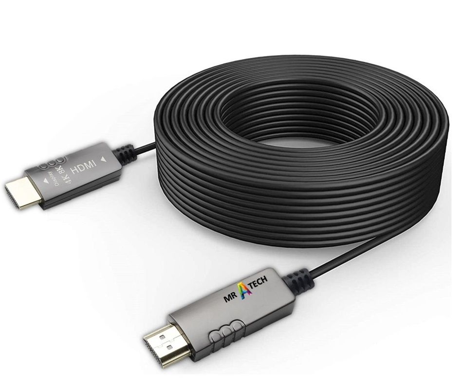 MR A TECH HDMI 40M 8K HDMI 2.1 Cable 4K 48Gbps Fiber Optic Cable hi ...